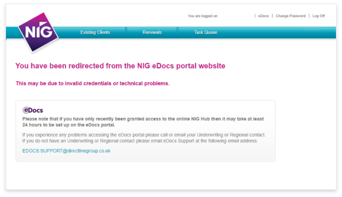 Document finder - NIG
